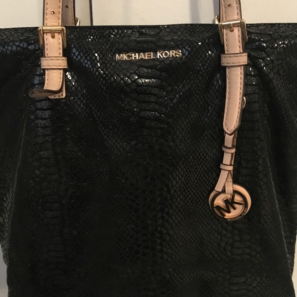Michael Kors | Bags | Michael Kors Python Tote Bag | Poshmark